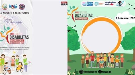Hari Disabilitas Internasional 2023 Tema Twibbon Ucapan Dan