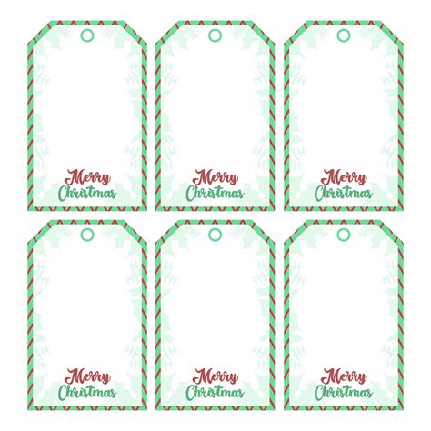Free Printable Christmas Gift Tag Templates For Word