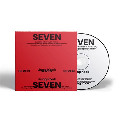 BTS Jungkook SEVEN Single CDPre Order