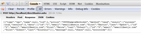 Extjs Ext Grid Panel In Ext 4 Not Loading Data From Ext Direct Proxy