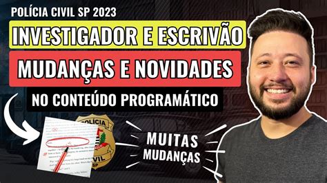 PCSP 2023 ANÁLISE DAS MUDANÇAS EM CADA MATÉRIA Investigador e