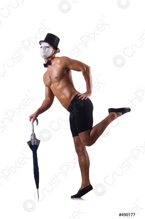 Mimo Muscular Desnudo Aislado En Blanco Foto De Stock Crushpixel