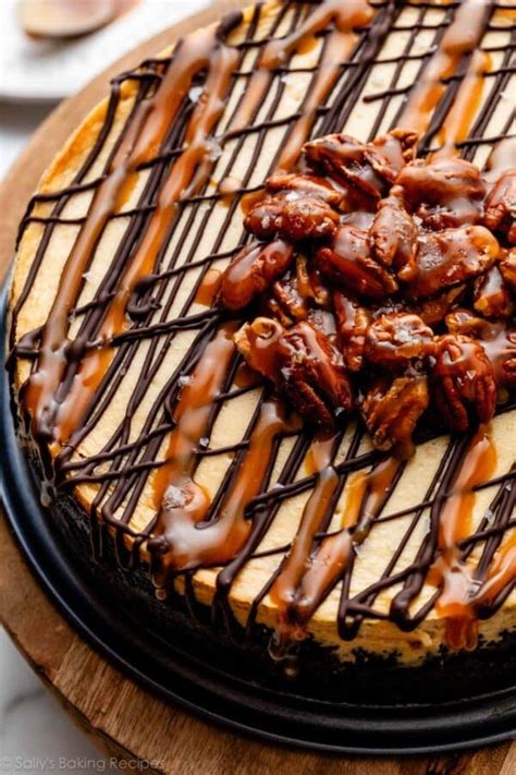 Caramel Turtle Cheesecake Sally S Baking Addiction
