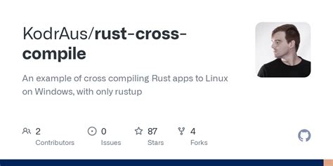 GitHub KodrAus Rust Cross Compile An Example Of Cross Compiling Rust