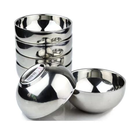 Jual MANGKOK STAINLESS ANTI PANAS DOUBLE WALL 2 LAPIS MANGKUK NASI