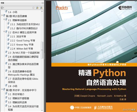 王威《精通python自然语言处理》中英文pdf 代码 《自然语言处理》 极客文档