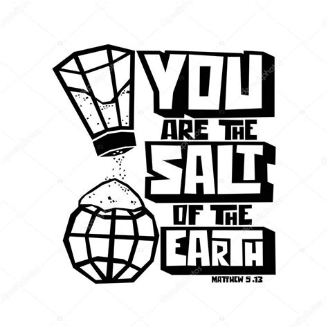 Tipograf A Cristiana Letras E Ilustraci N T Eres La Sal De La Tierra