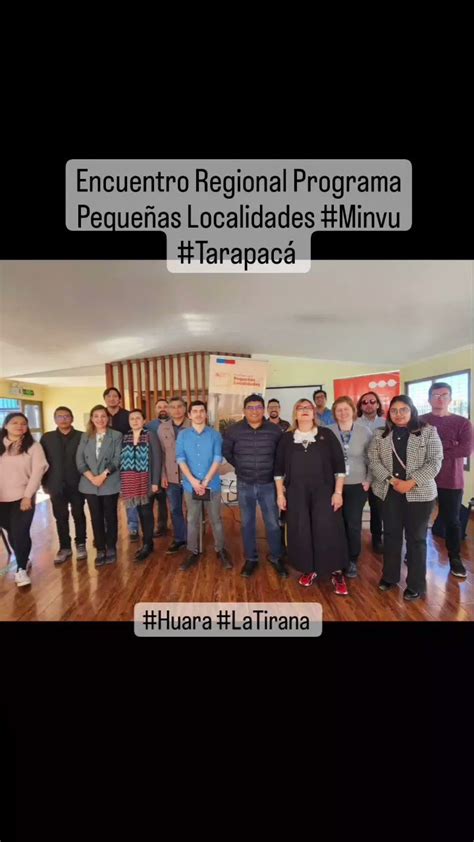 Minvu Tarapacá on Twitter Encuentro Regional Programa