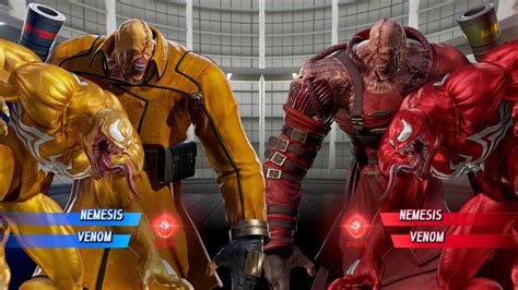 Yellow Nemesis Venom Vs Nemesis Carnage Very Hard Marvel Vs