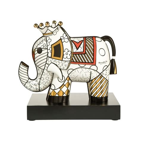 Goebel Pop Art Romero Britto Golden Figur Romero Britto Goebel