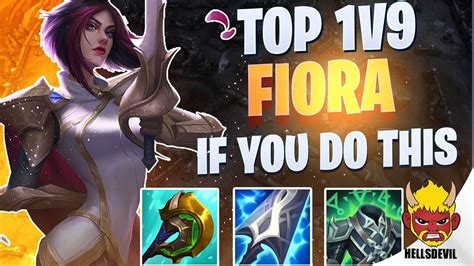 WILD RIFT FIORA TOP CAN 1V9 IF YOU DO THIS Challenger Fiora