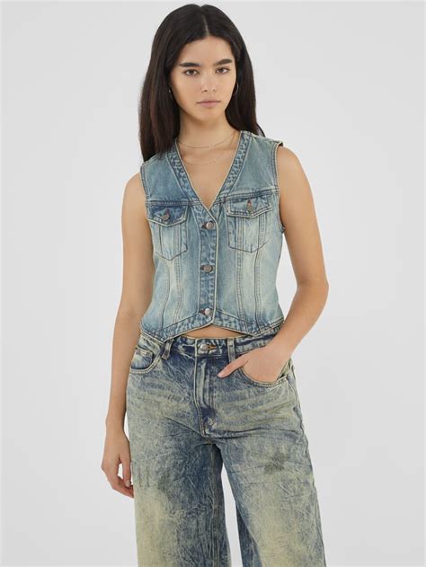 GUESS Originals Vintage Denim Vest GUESS