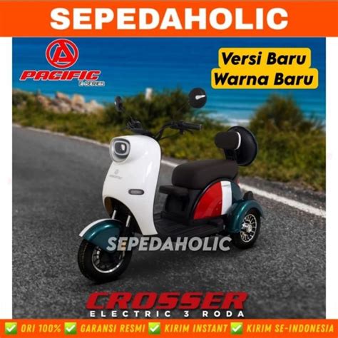Sepeda Listrik Roda Tiga PACIFIC CROSSER Electric E Bike Lazada Indonesia