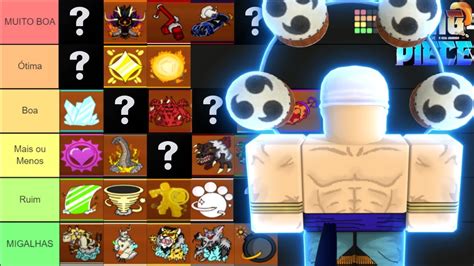 TIER LIST DAS MELHORES FRUTAS PARA UPAR NO KING LEGACY KING PIECE