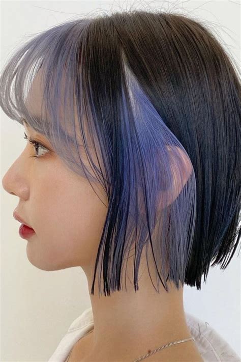 45 Korean Secret Two Tone Hair Color Hidden Hair Color Ideas