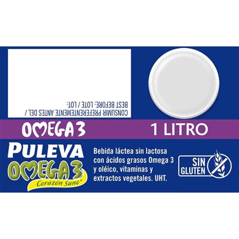 Bebida láctea con Omega 3 elaborada con leche desnatada Sin Lactosa Sin