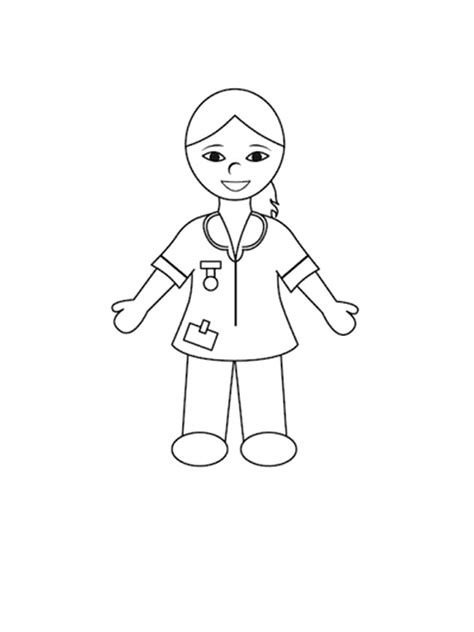 25 Desenhos De Enfermeira Para Imprimir E Colorir Pintar