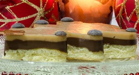 Tarta de turrón y chocolate Menú de Navidad III