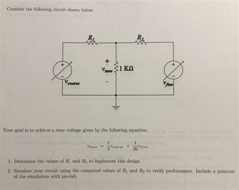Solved Consider The Following Circuit Shown Below Your Chegg