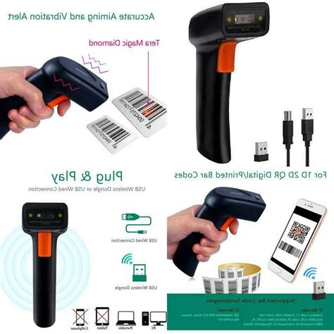 Tera Barcode Scanner Wireless And Wired 1D 2D