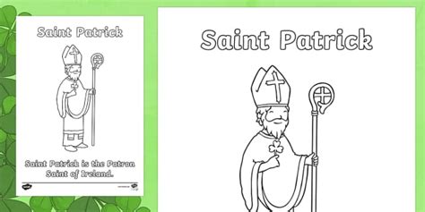 St Patrick S Day Print Outs St Patrick Colouring Pages