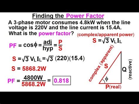 How To Calculate Power Factor 3 Phase