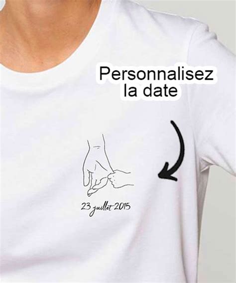 Tee shirt Main Enfant Personnalisé à 19 99 en Coton Bio L Atelier