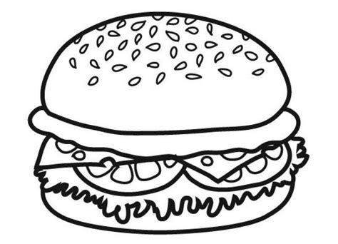 Detail Burger Zum Ausmalen Koleksi Nomer 2