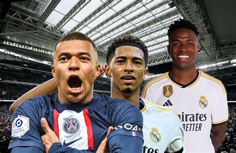 Kylian Mbappé Jude Bellingham y Vinícius Júnior Defensa Central