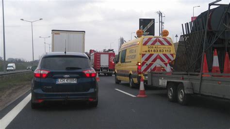 Trzecia kolizja na poznańskim odcinku A2 Codzienny Poznań