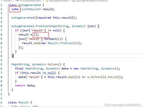 flutter 1 升级2 x在模型类中序列化json报错non nullable instance field title must be initialized 糖~豆豆 博客园