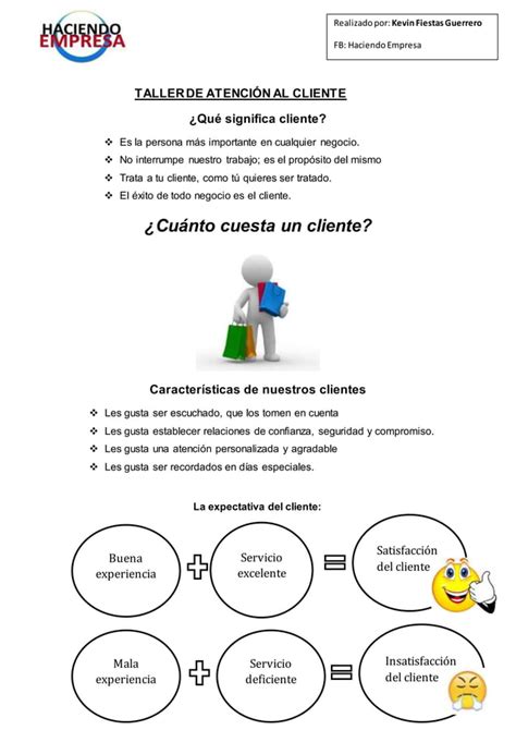 Taller de atención al cliente PDF