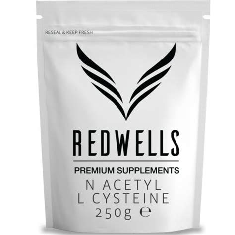 NAC Pulver REDWELLS Pure N Acetyl L Cystein Starkes Antioxidans 250g