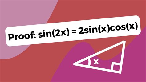 Proof The Identity Sin X Sin X Cos X Youtube