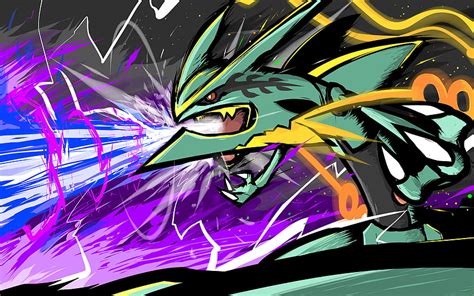 Mega Rayquaza HD Wallpaper Pxfuel