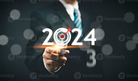 2024 Business Planning Strategy Creative Idea Concept Businessman