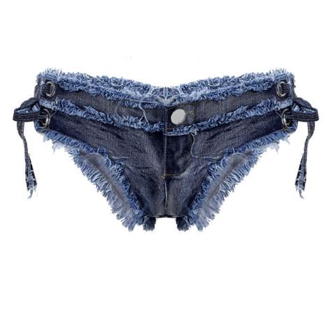 YIZYIF Mini Short Jeans Sexy Femme Moulant Denim Bandage Hot Pants