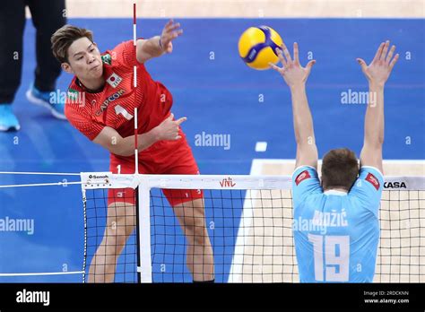 Gdansk Poland 20th July 2023 Yuji Nishida During The FIVB