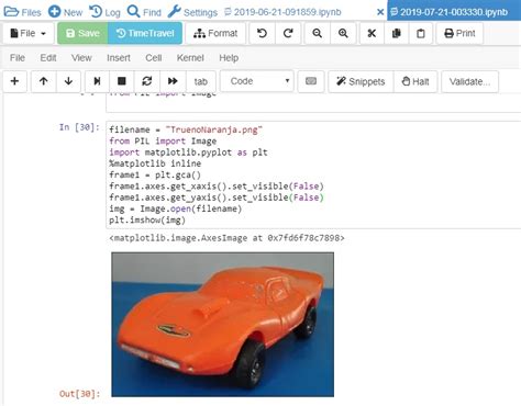 tecnología sistemas y circuitos python en cocalc muestra el trueno naranja