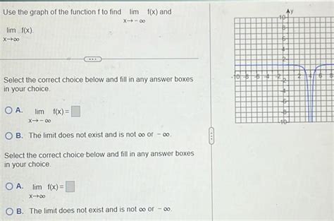 [answered] use the graph of the function f to find lim f x and calculus kunduz