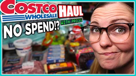 Costco Haul No Spend January Grocery Haul Youtube