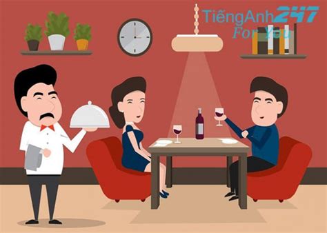 Mẫu câu tiếng Anh giao tiếp trong nhà hàng thông dụng