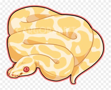 Ball Python Clipart Cute Cartoon Ball Python Snake Drawing Png