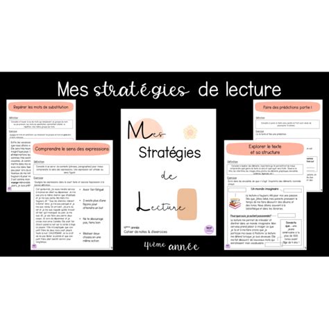 Mes Strat Gies De Lecture I Me Ann E
