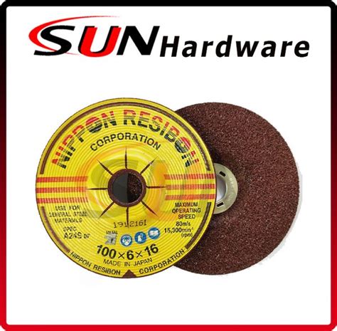 Jual Batu Gurinda Poles Resibon 4 Inch Mata Gerinda Cutting Wheel Besi