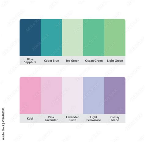 Bright Pastel Color Palette Hex Codes Printable Templates Protal