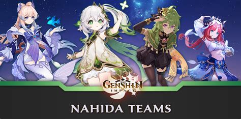 Genshin Impact Nahida Teams Best Comps Jeumobi