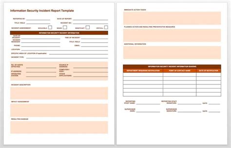 Equipment Fault Report Template Best Professional Templates