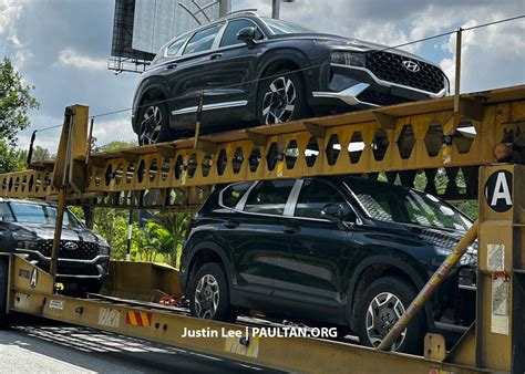 Hyundai Santa Fe Facelift Spied In Malaysia Paul Tan S