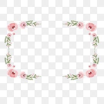 Flower Frames White Transparent Flower Frame Flower Frame